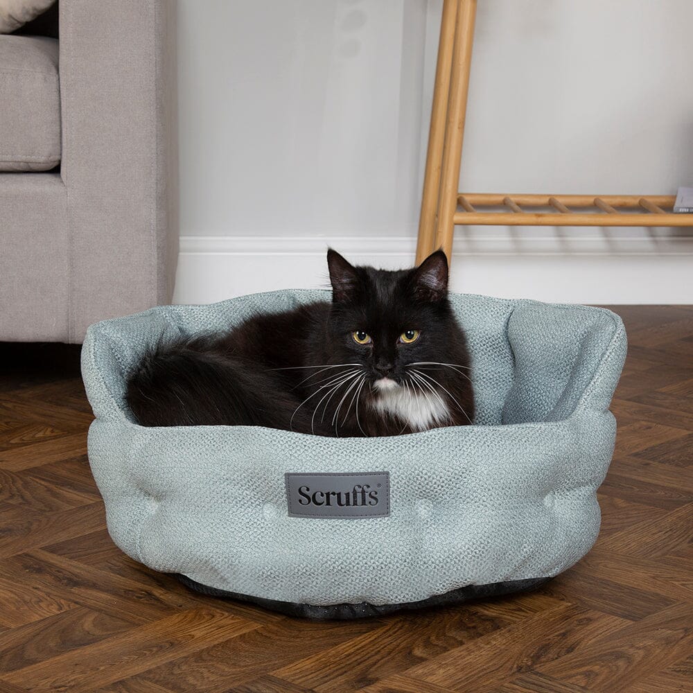 Seattle Cat Bed | High Wall Cat Bed | Green Cat Bed – petslovescruffs