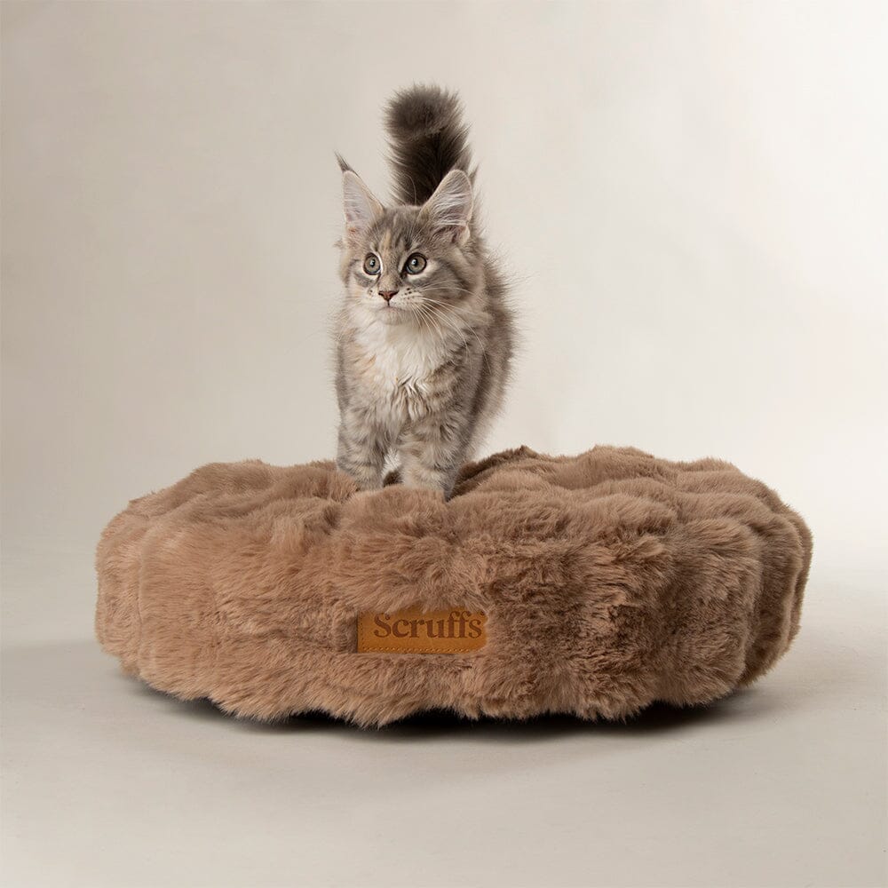 Alpine Cat Bed | Beige Cat Beds | Cat Beds UK – petslovescruffs