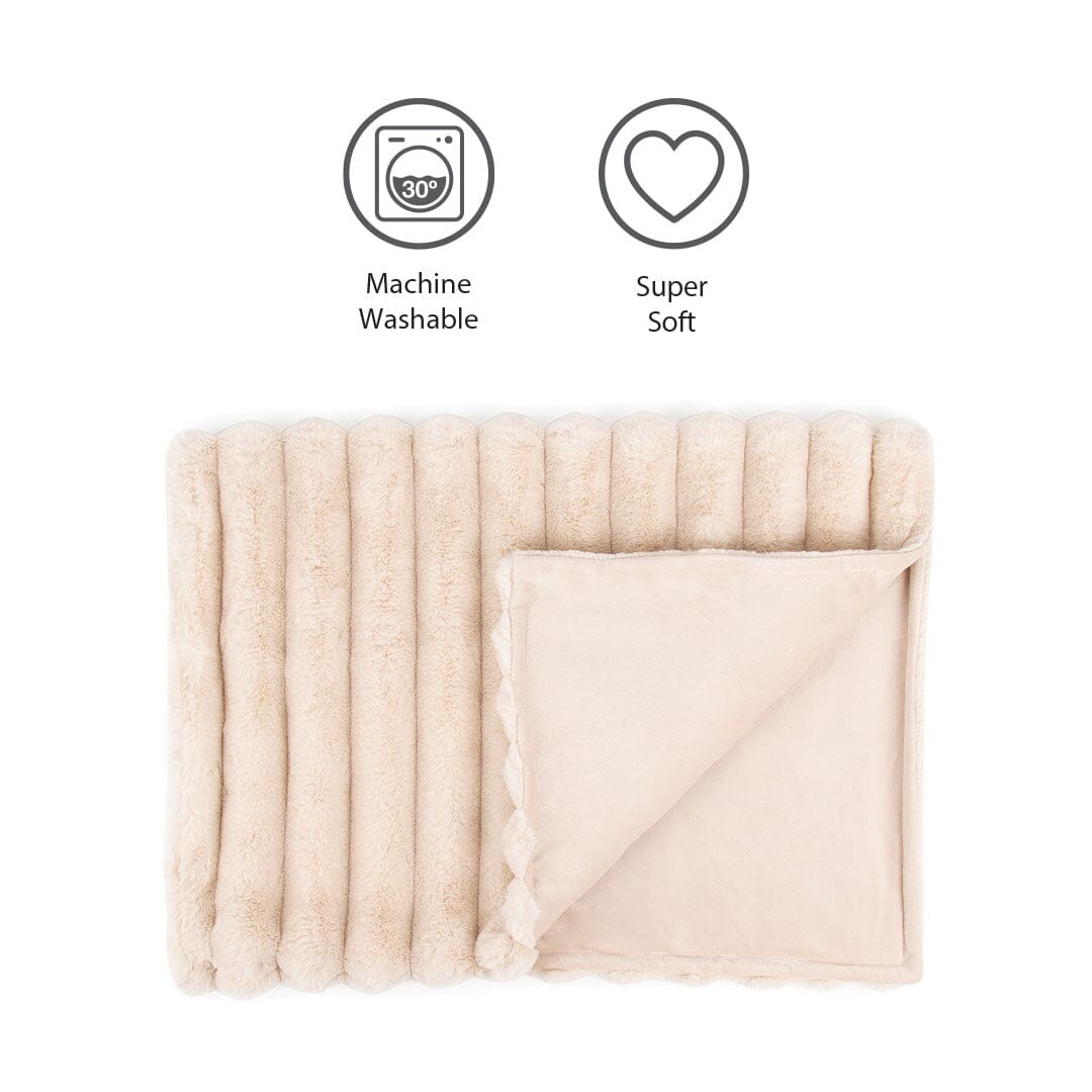 Aspen Dog Blanket | Cream Pet Blankets – petslovescruffs