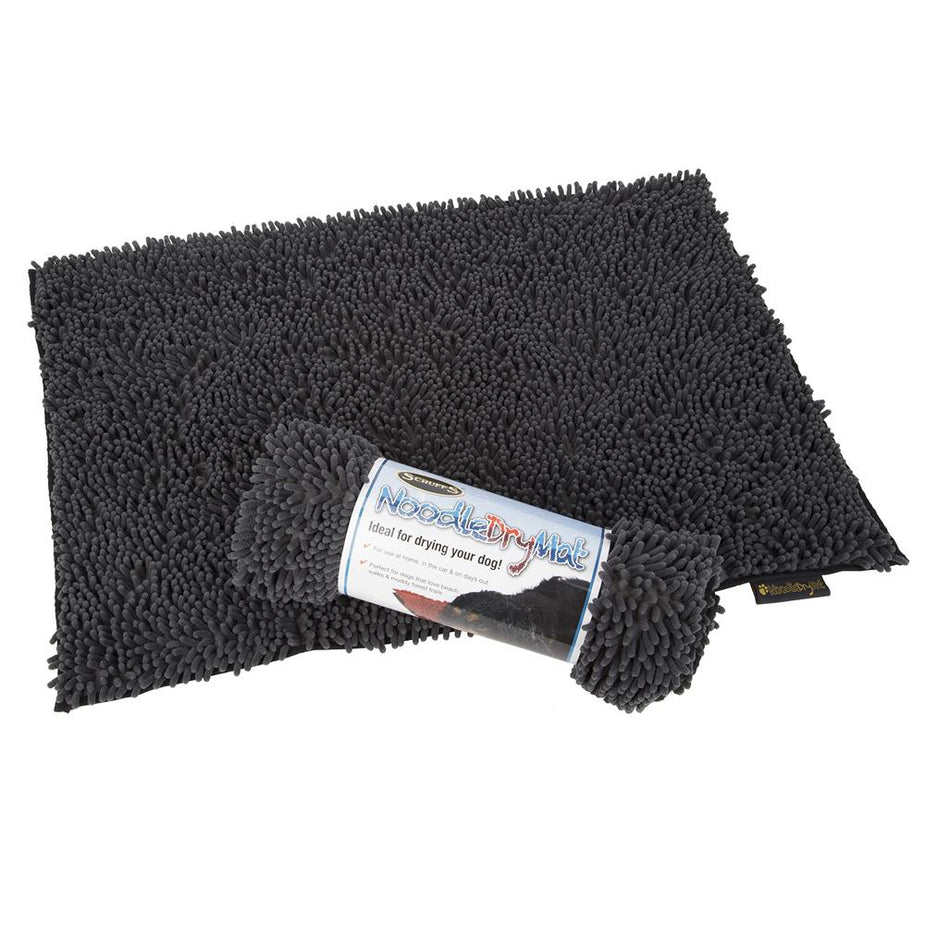 Noodle Dry Dog Mat | Grey Dry Mat | Scruffs – petslovescruffs